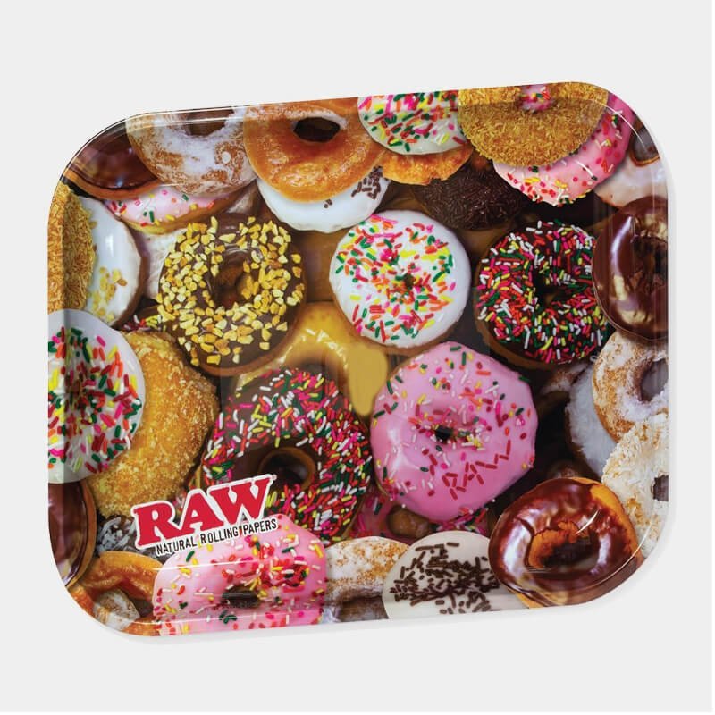 Wholesale RAW Munchies Box Metal Tray with Storage Box