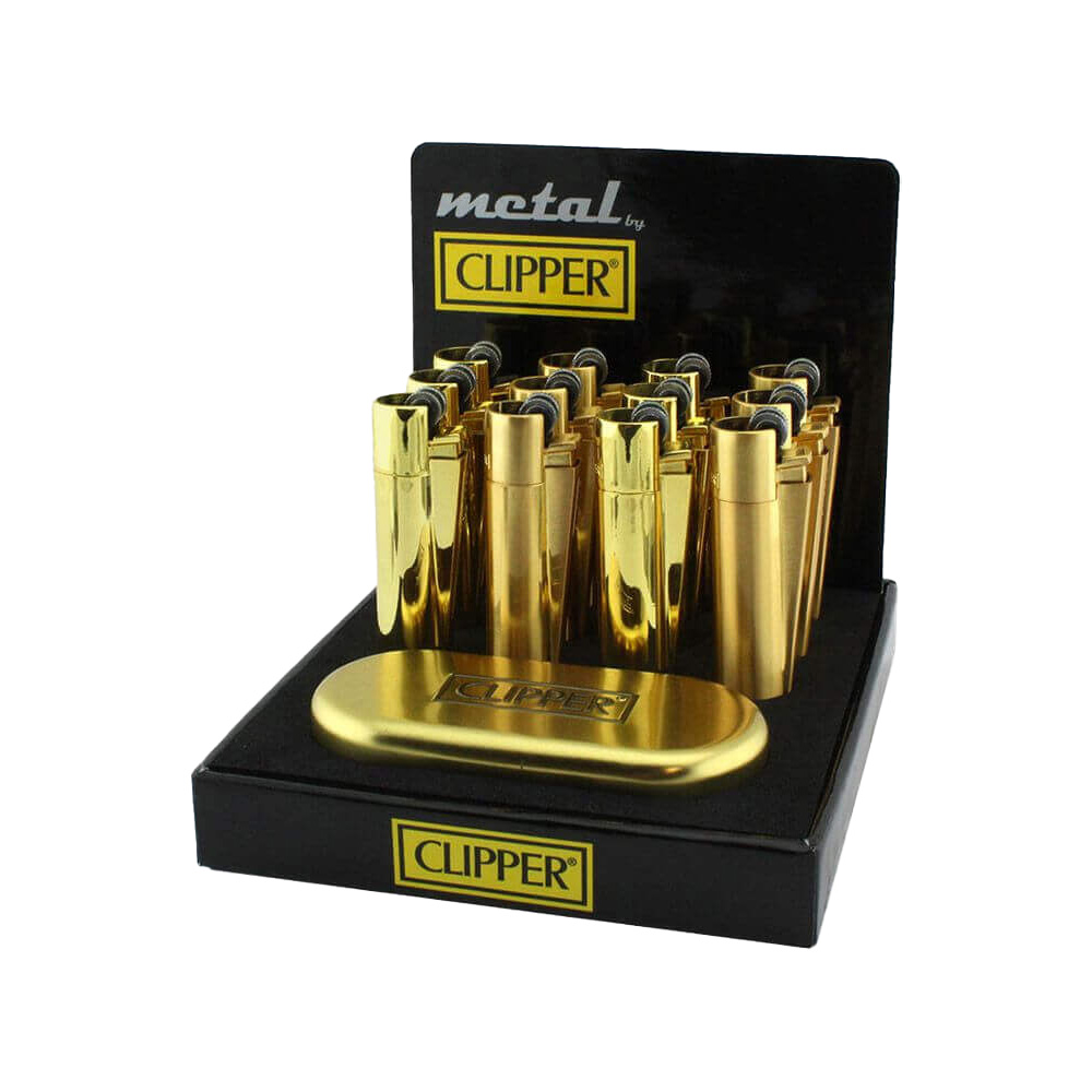 Wholesale Clipper The Bulldog Gold Metal Lighters